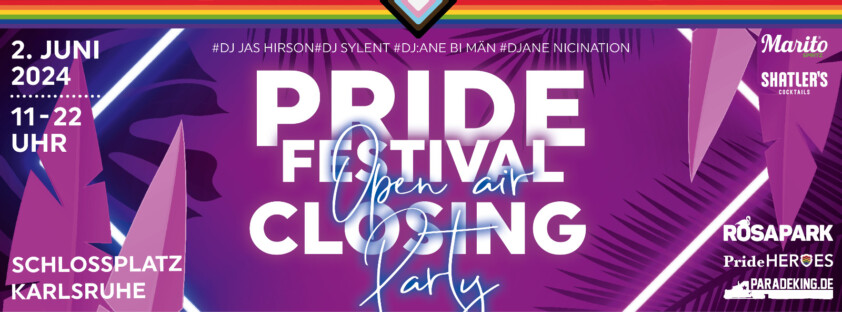 Pride Festival CSD CLOSING – CSD Karlsruhe Pride Festival CSD CLOSING – CSD Karlsruhe